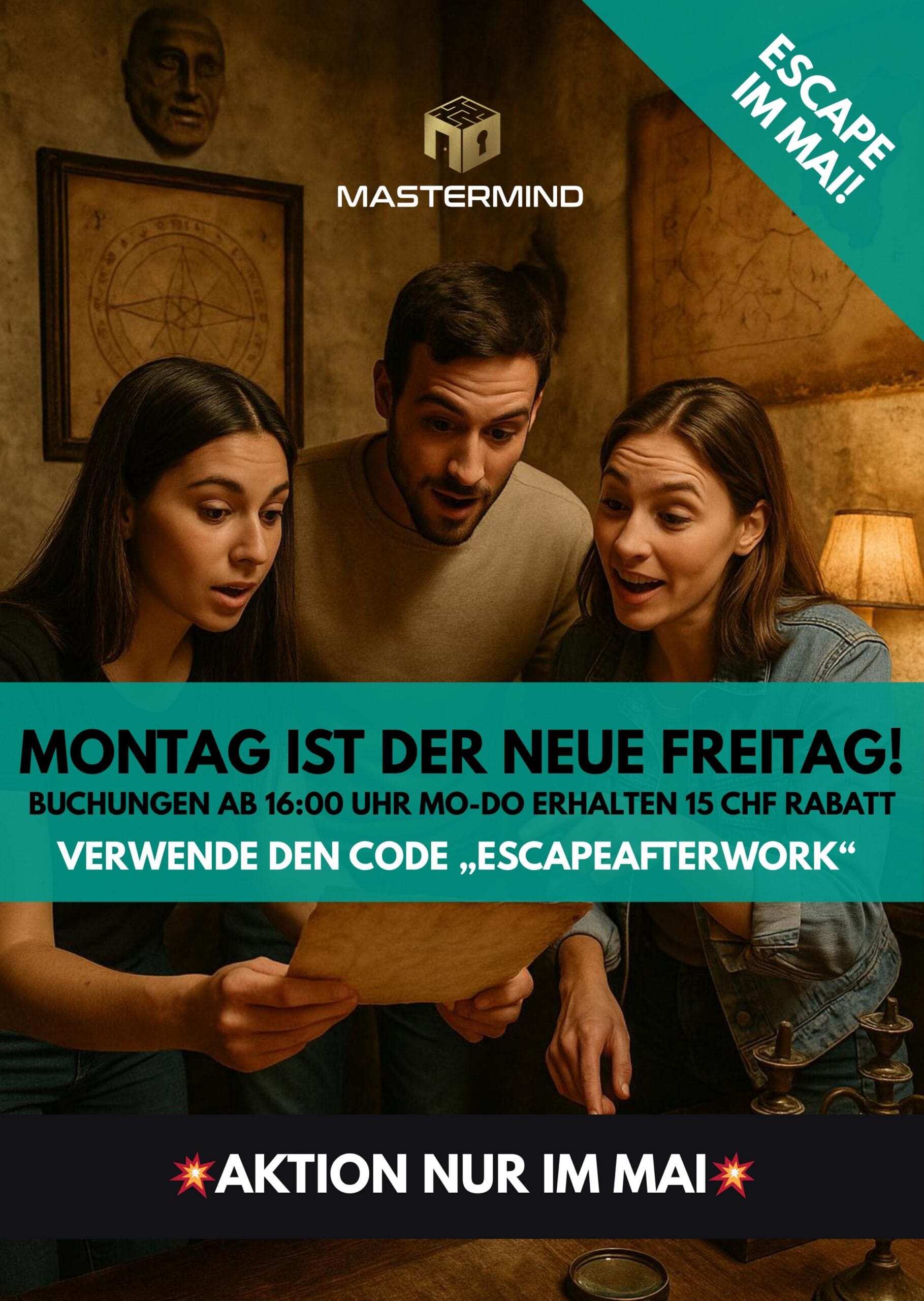 Mastermind Escape Room Biel | 4 Live Escape Games